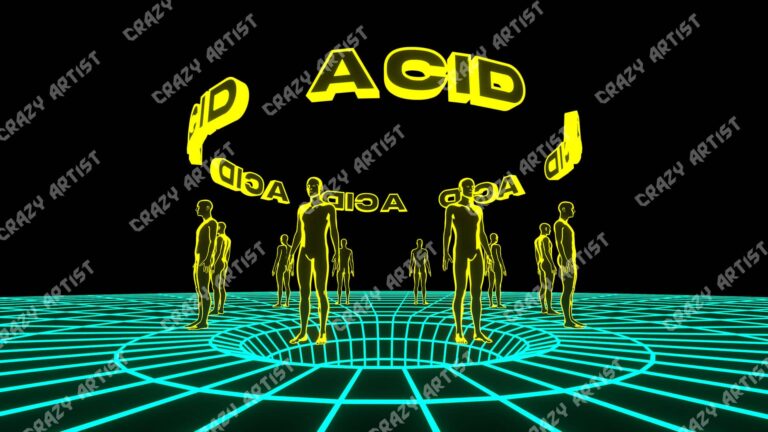 Acid Retro VJ Loops Pack - 4 ready-to-use visuals